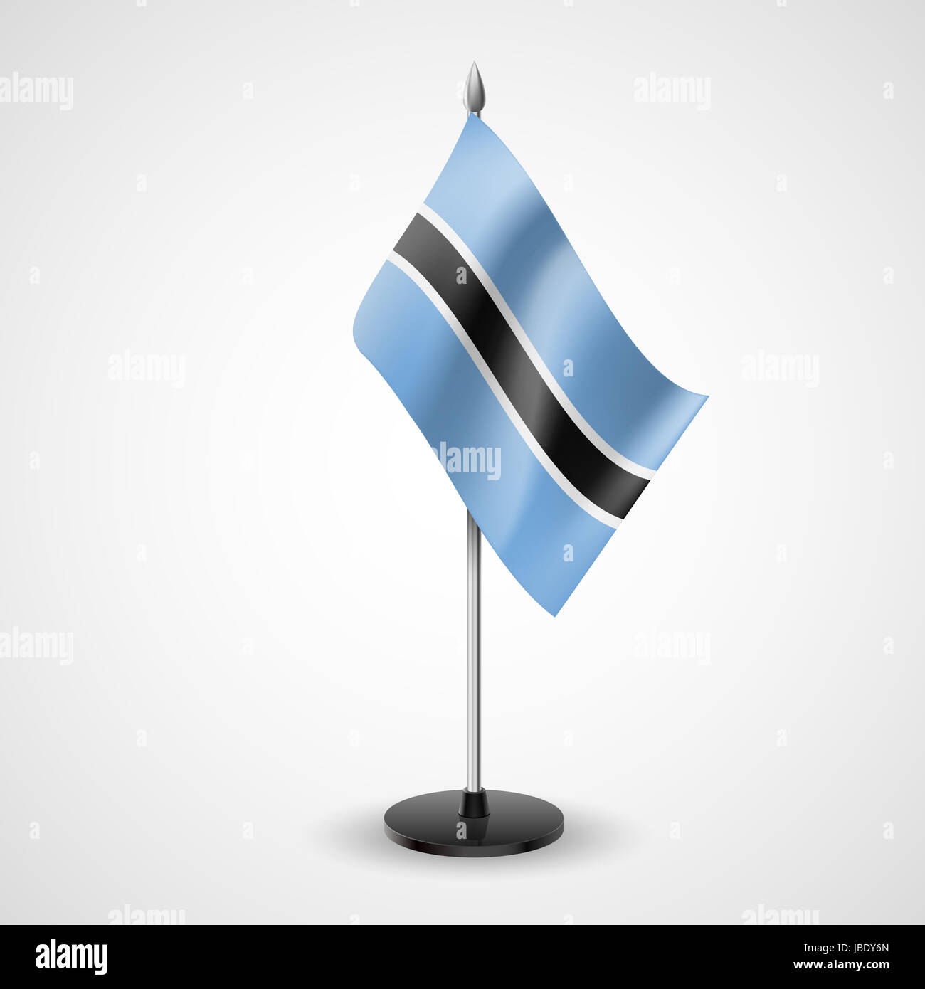 State table flag of Botswana. National symbol Stock Photo - Alamy