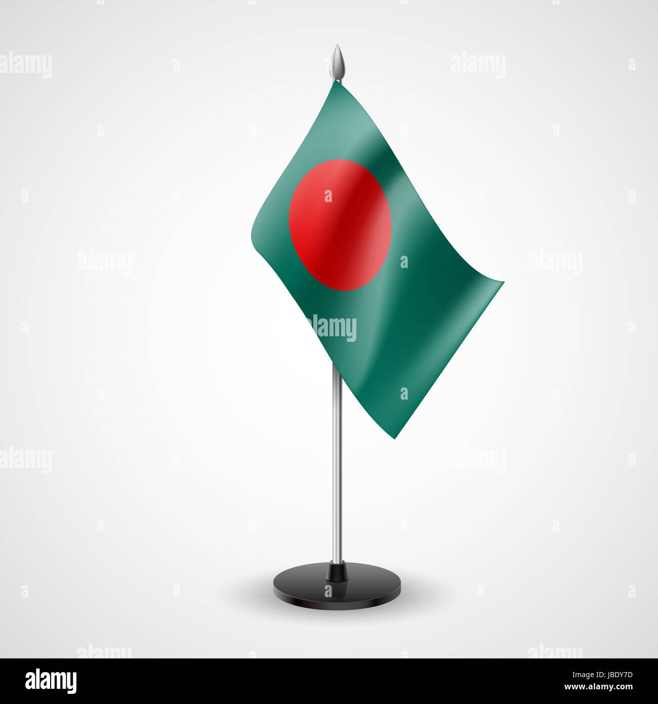 State table flag of Bangladesh. National symbol Stock Photo - Alamy