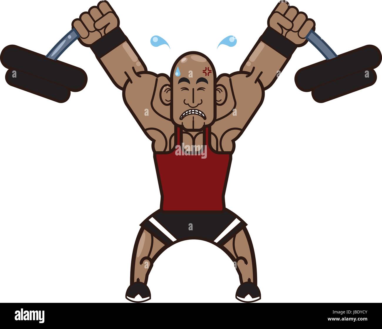 Body building and gym cartoon Stock Vector Image & Art - Alamy