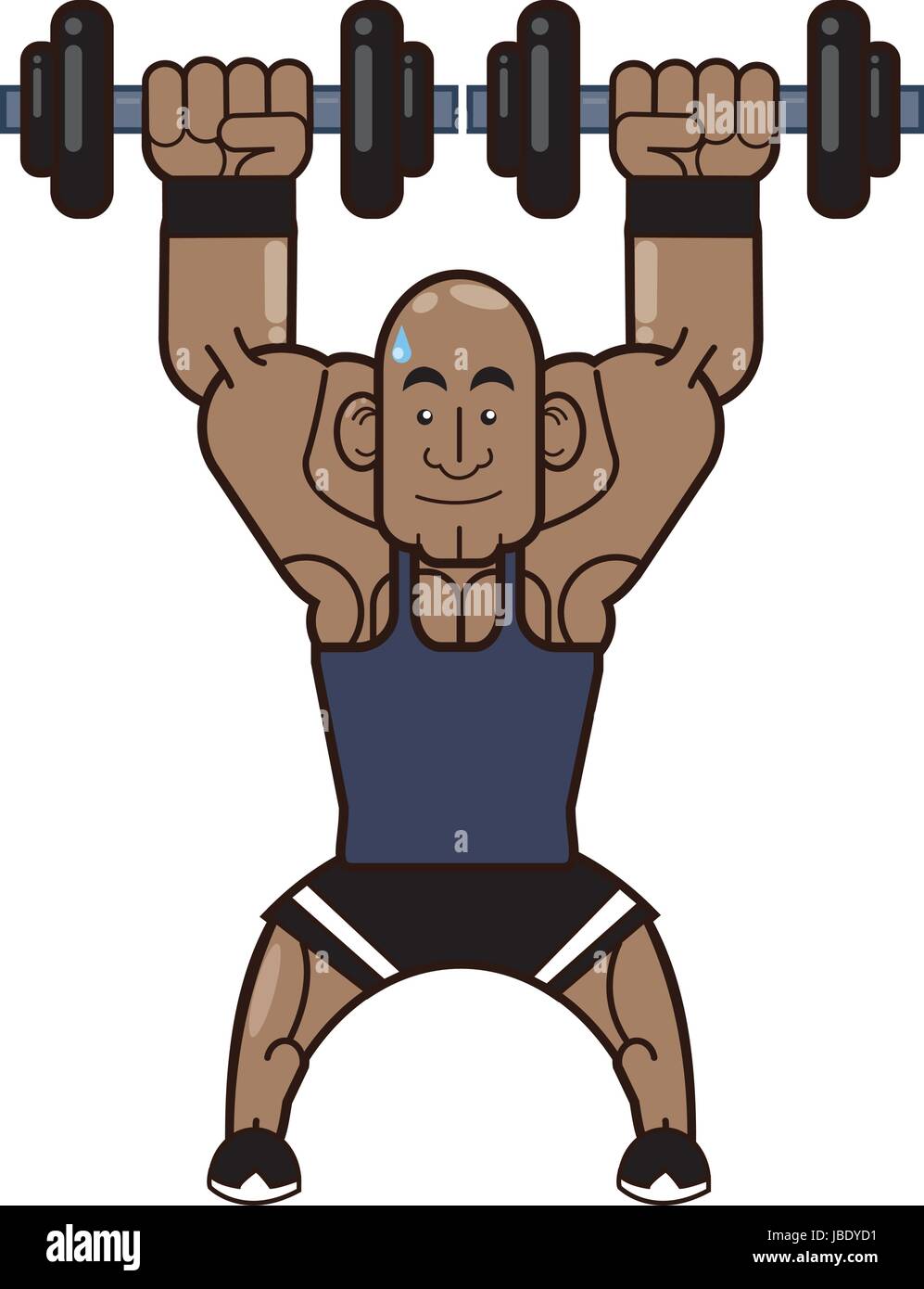 Body building and gym cartoon Stock Vector Image & Art - Alamy