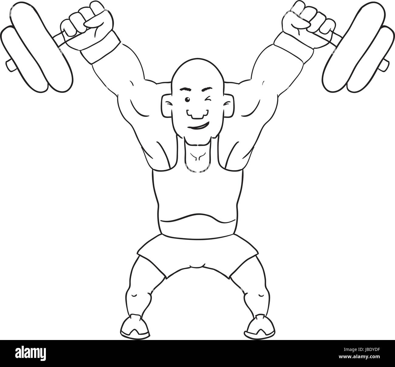 Body building and gym cartoon Stock Vector Image & Art - Alamy