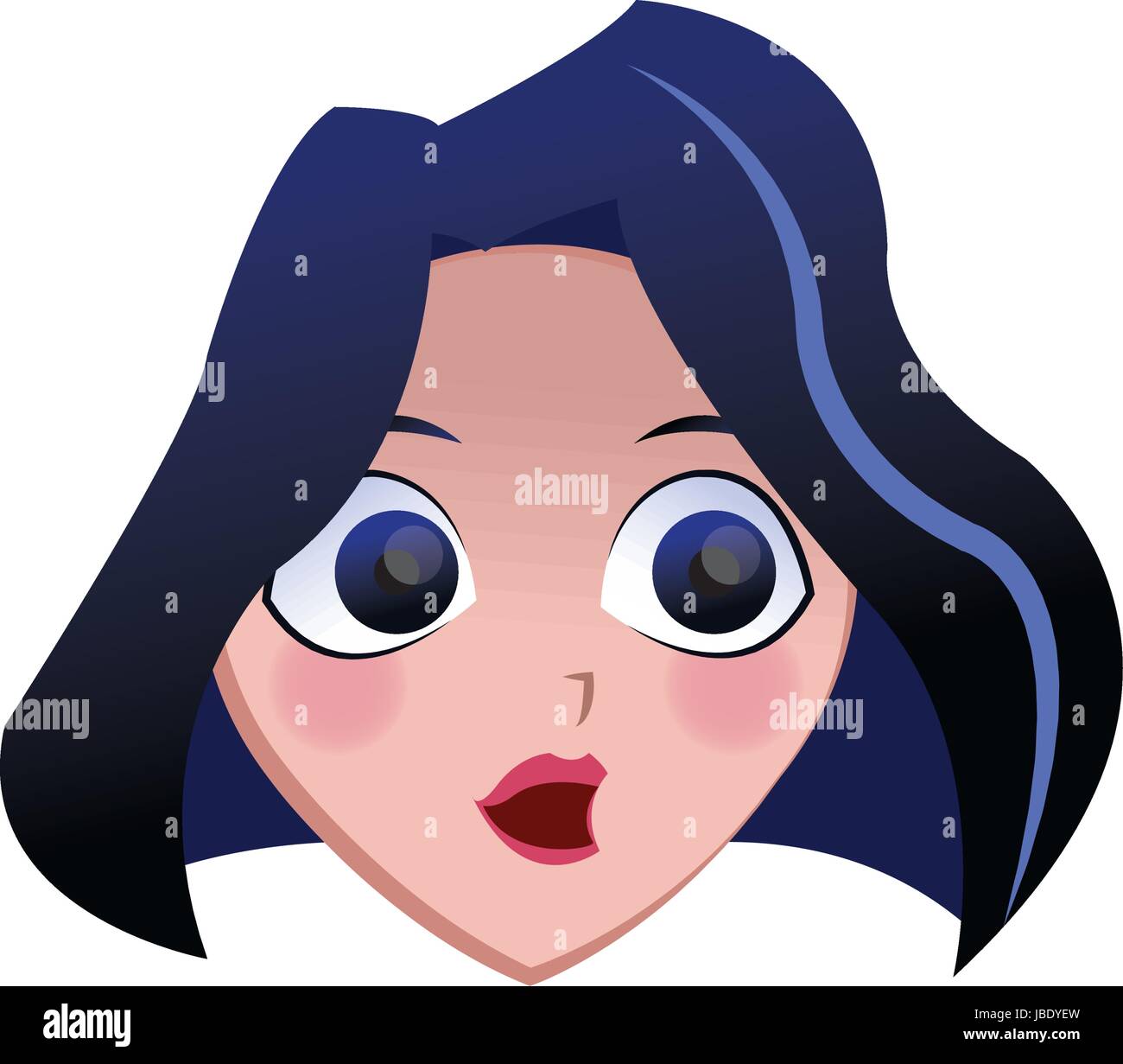Woman face cartoon Stock Vector Image & Art - Alamy