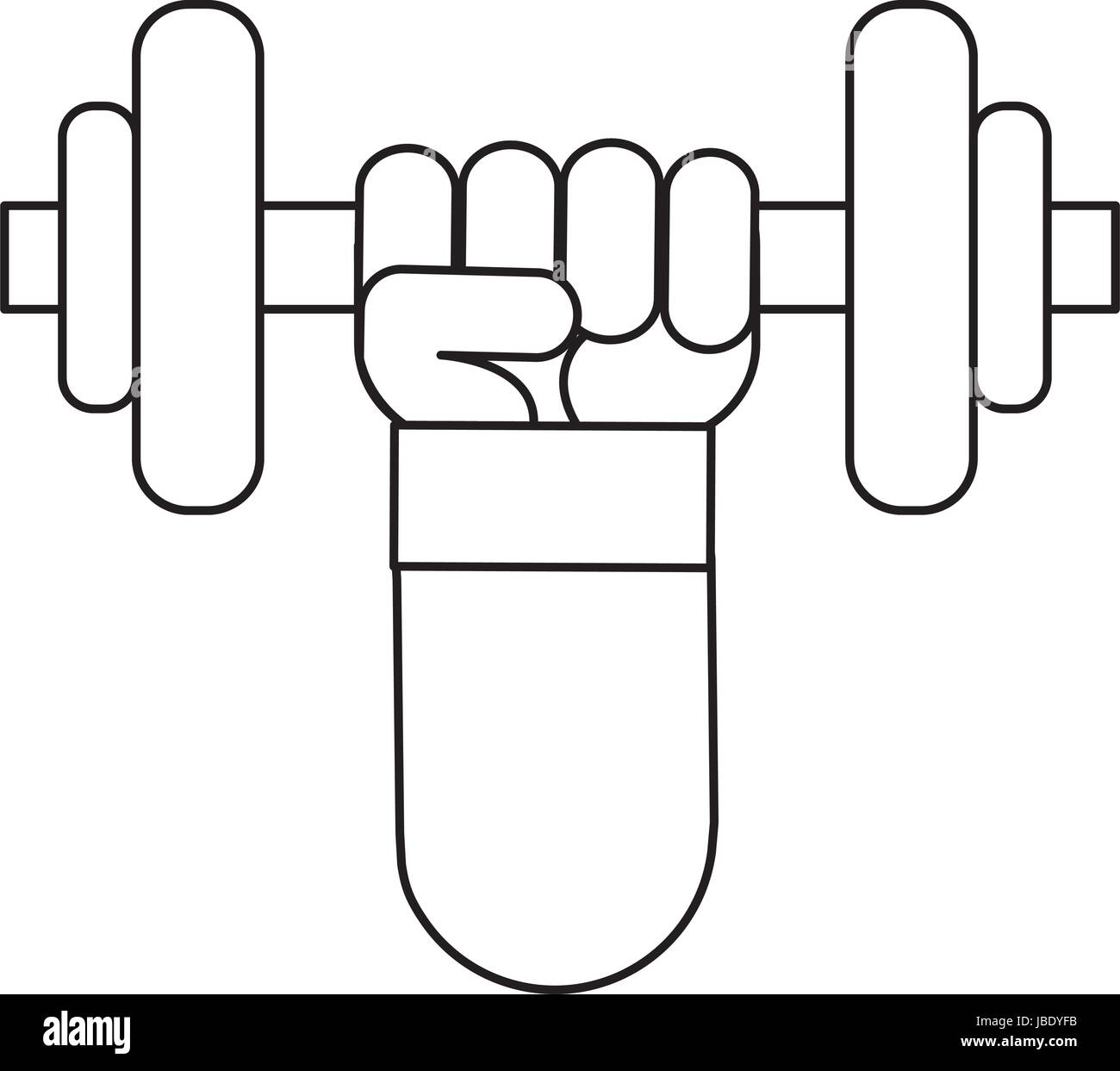 Body building and gym cartoon Stock Vector Image & Art - Alamy