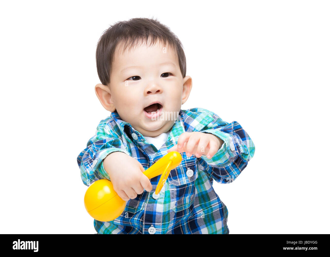 Asia baby boy play toy Stock Photo - Alamy