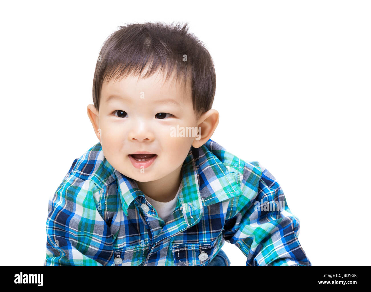 Asia baby boy feeling excited Stock Photo - Alamy