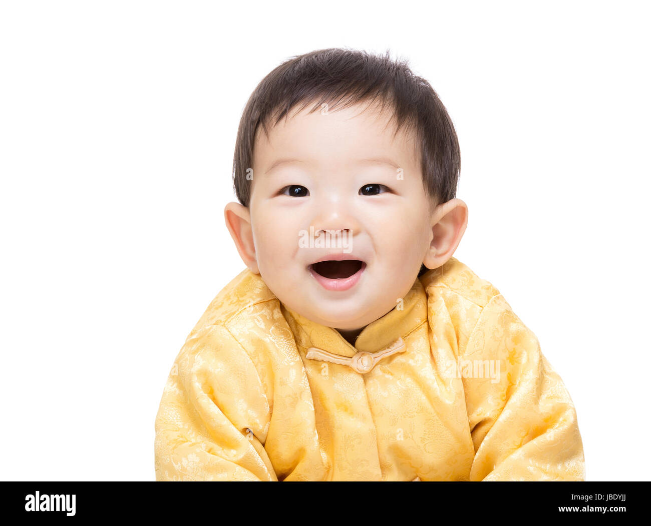 Chinese baby with traditional costume Stock Photo - Alamy