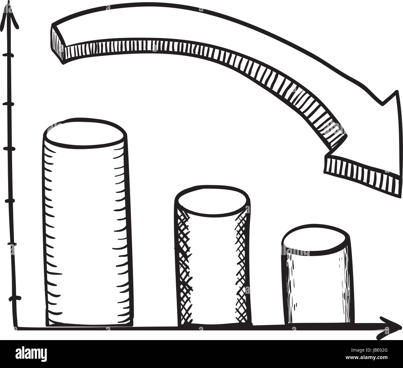 Graphic stats draw Stock Vector Image & Art - Alamy