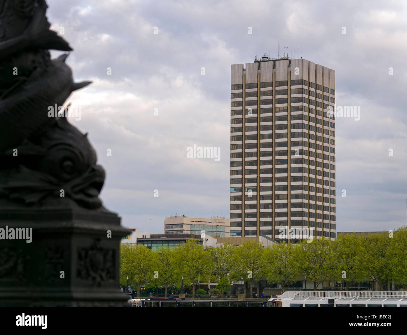 The ITV Plc Television Studios in London, ITV first launched in 1955 ...