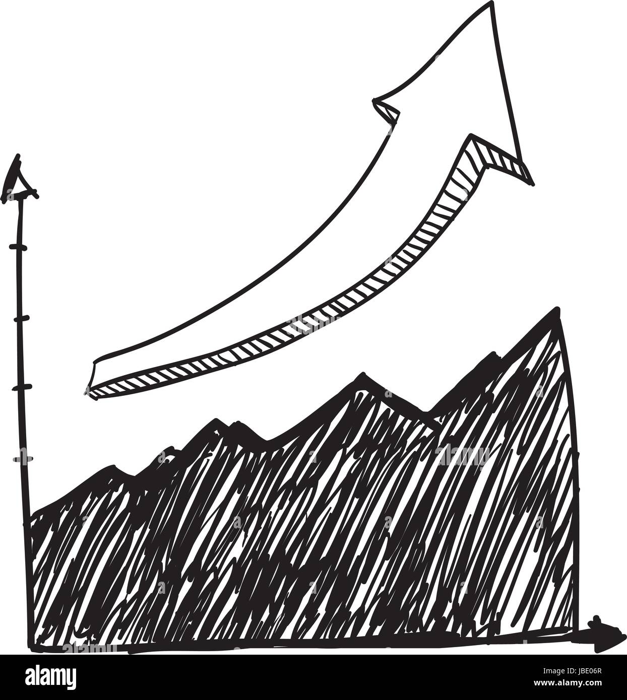 Graphic stats doodle Stock Vector Image & Art - Alamy