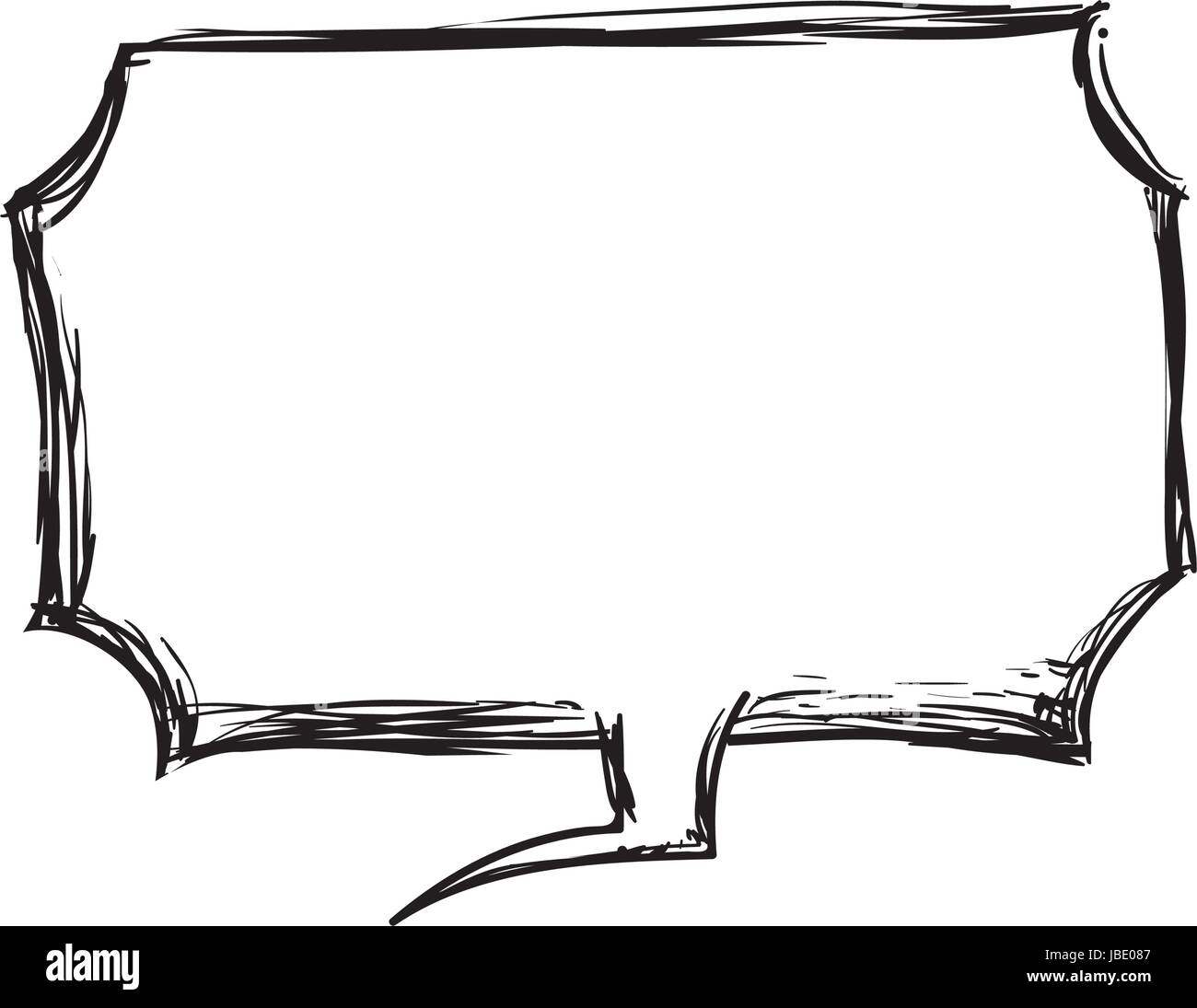 Comic bubble draw Stock Vector Image & Art - Alamy