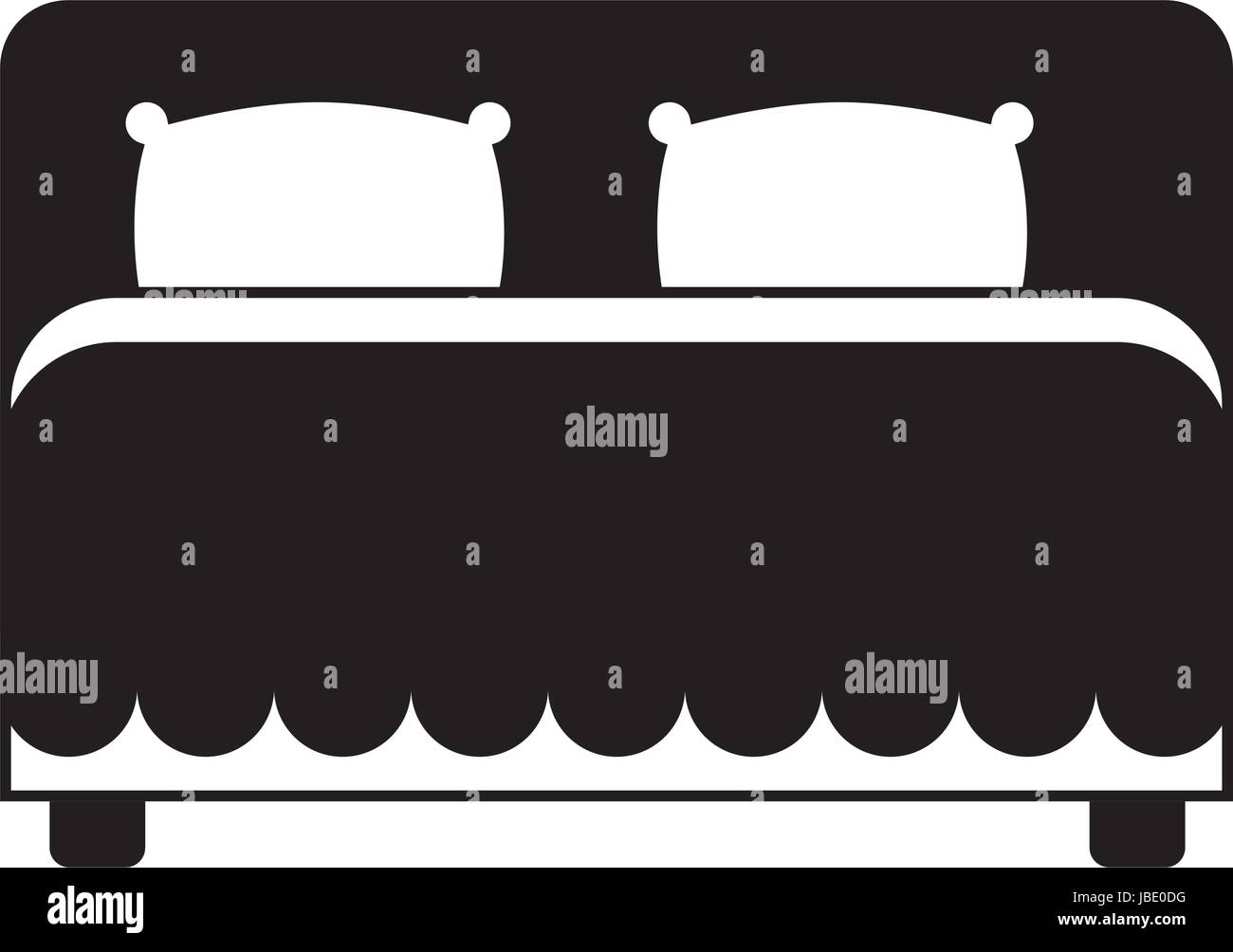 Bed room symbol Stock Vector Image & Art - Alamy