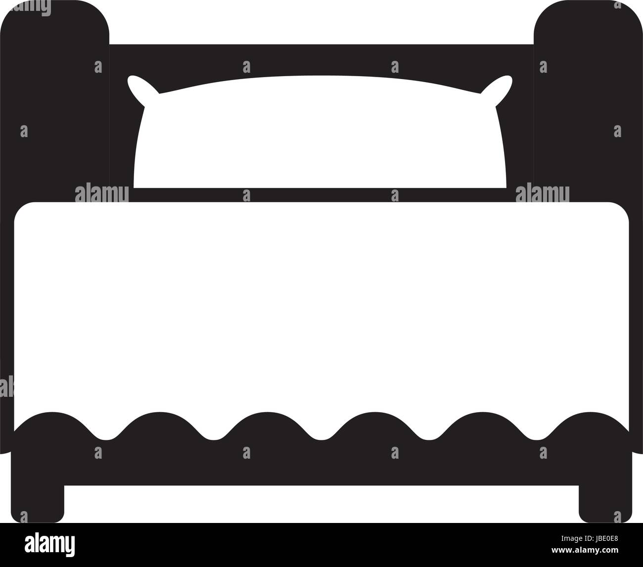 Bed room symbol Stock Vector Image & Art - Alamy