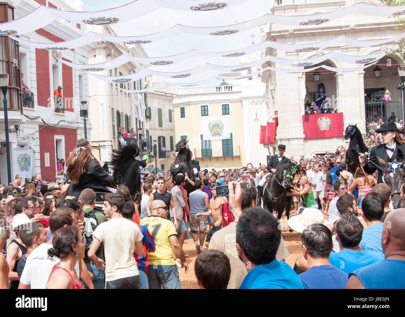 Black horse menorca minorca hi-res stock photography and images - Alamy