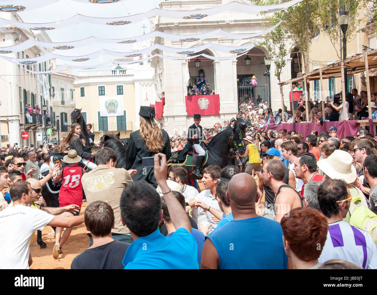 Black horse menorca minorca hi-res stock photography and images - Alamy