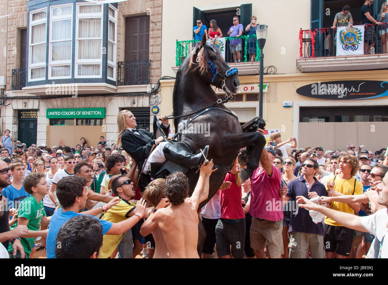 Black horse menorca minorca hi-res stock photography and images - Alamy