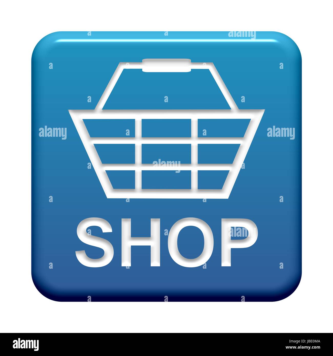 blue button: store Stock Photo - Alamy