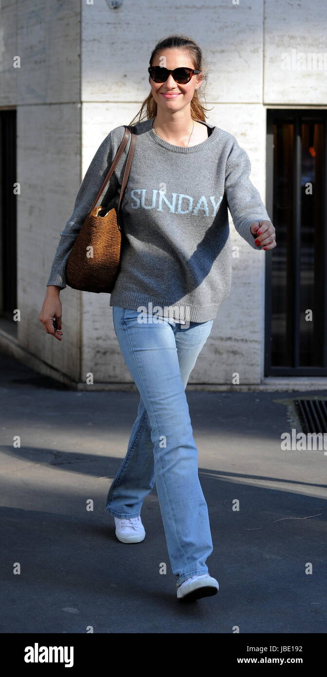 Beatrice Borromeo shopping with a friend in Milan Featuring: Beatrice ...