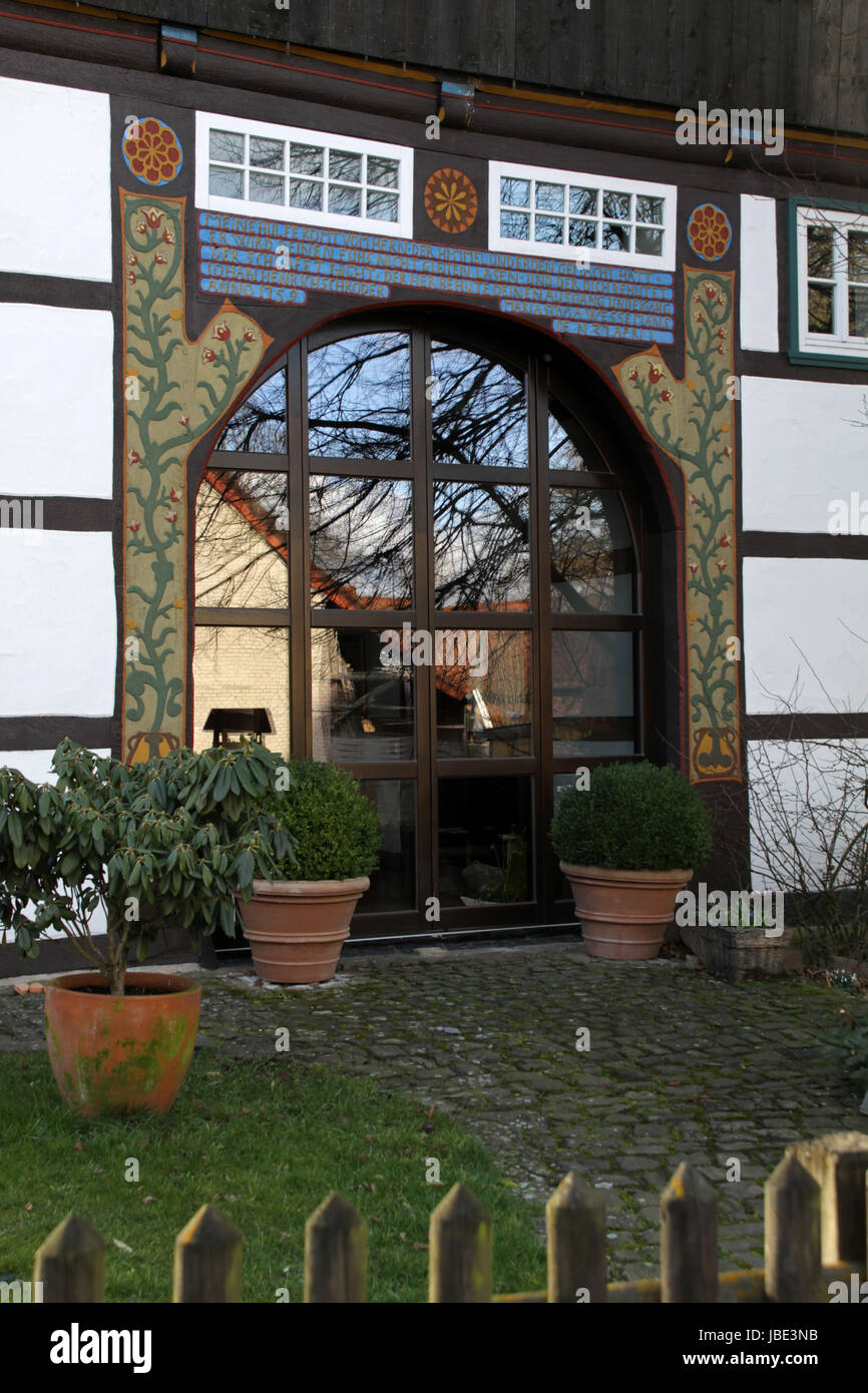 Schöner Torbogen in Lothe Stock Photo - Alamy