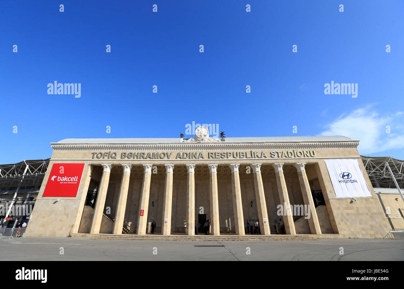 The main entrance to the stadium before the 2018 FIFA World Cup ...