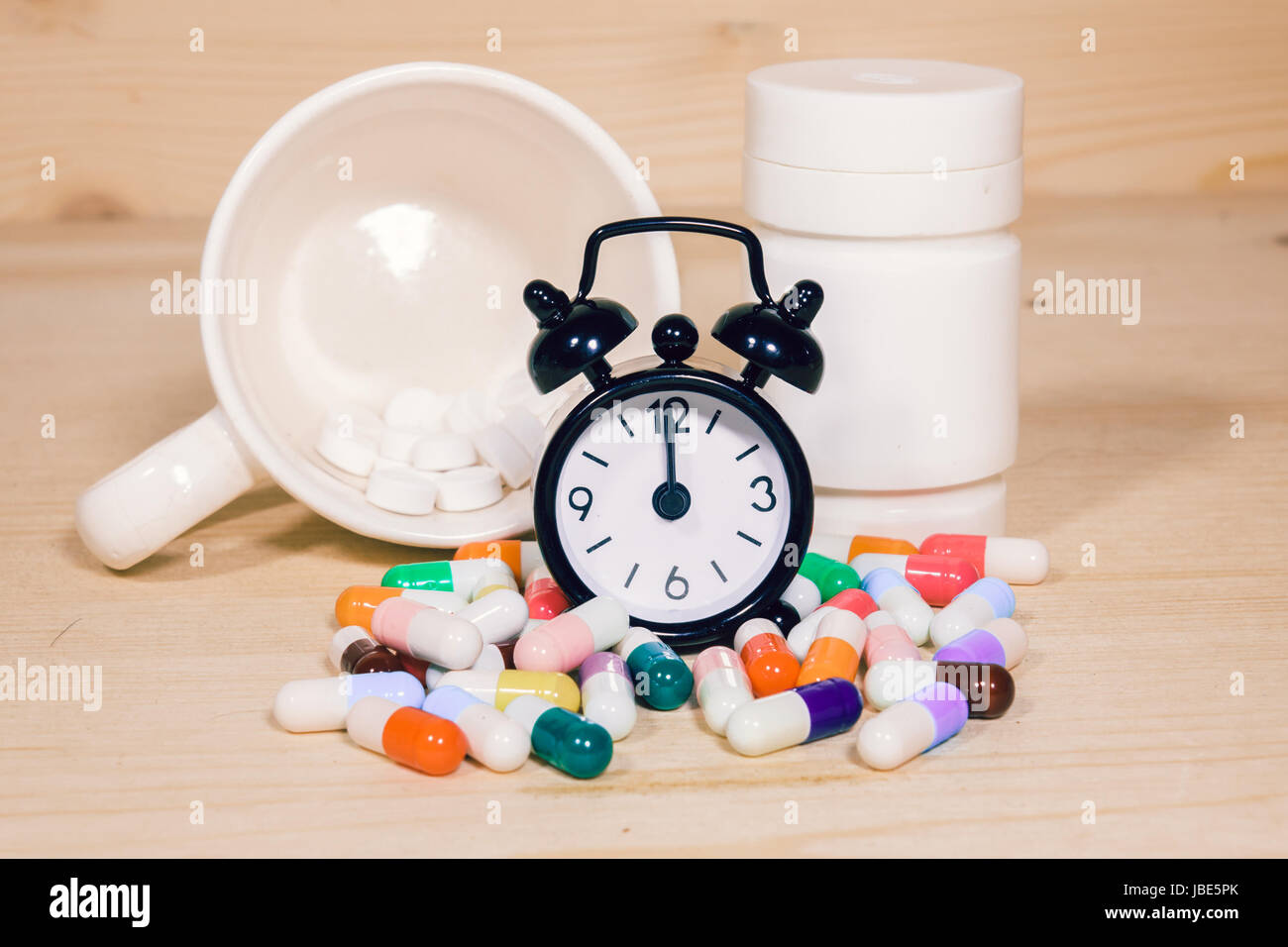 Take medicine on time doctor hi-res stock photography and images - Alamy