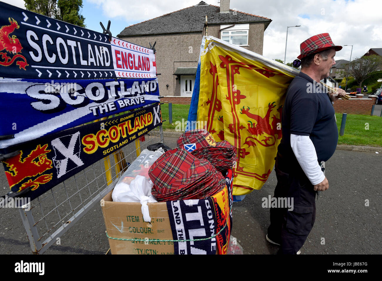 Scotland merchandise for sale ahead of the 2018 FIFA World Cup ...