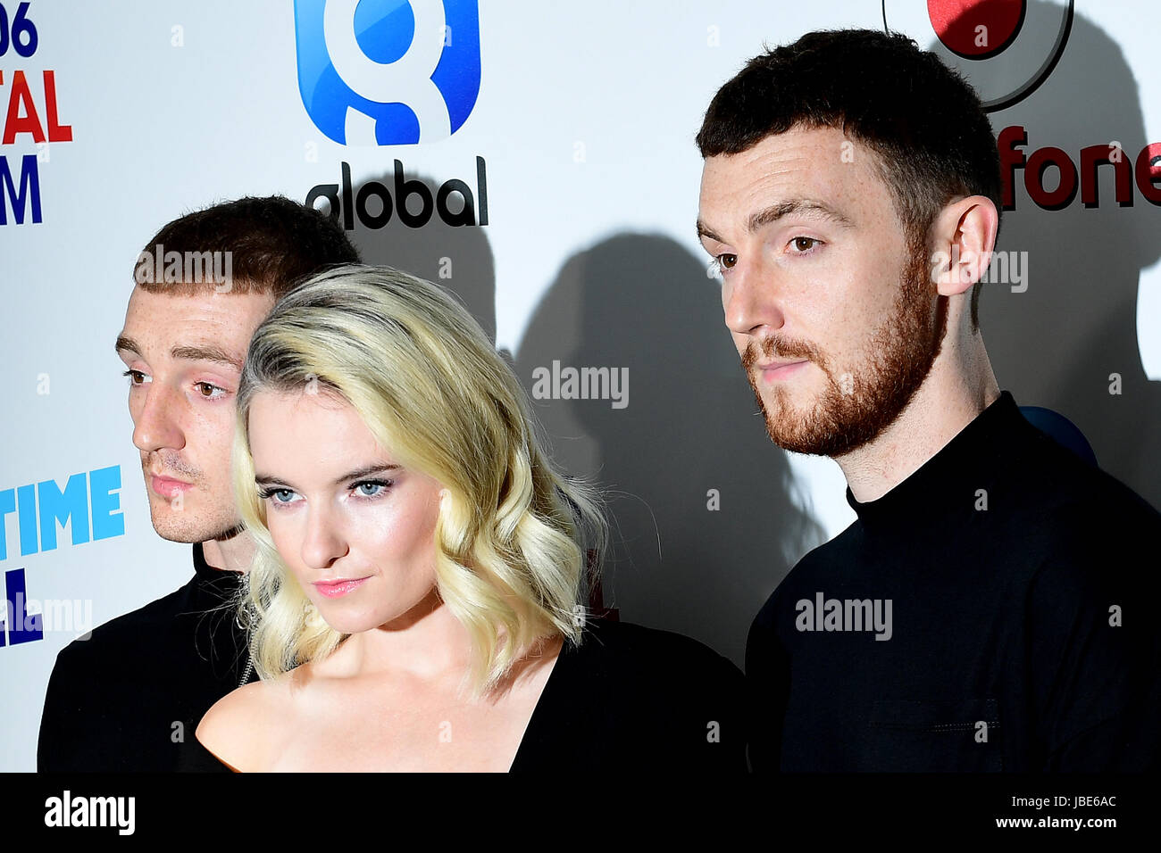 Clean Bandit's Grace Chatto (centre), Jack Patterson (right) and Luke ...