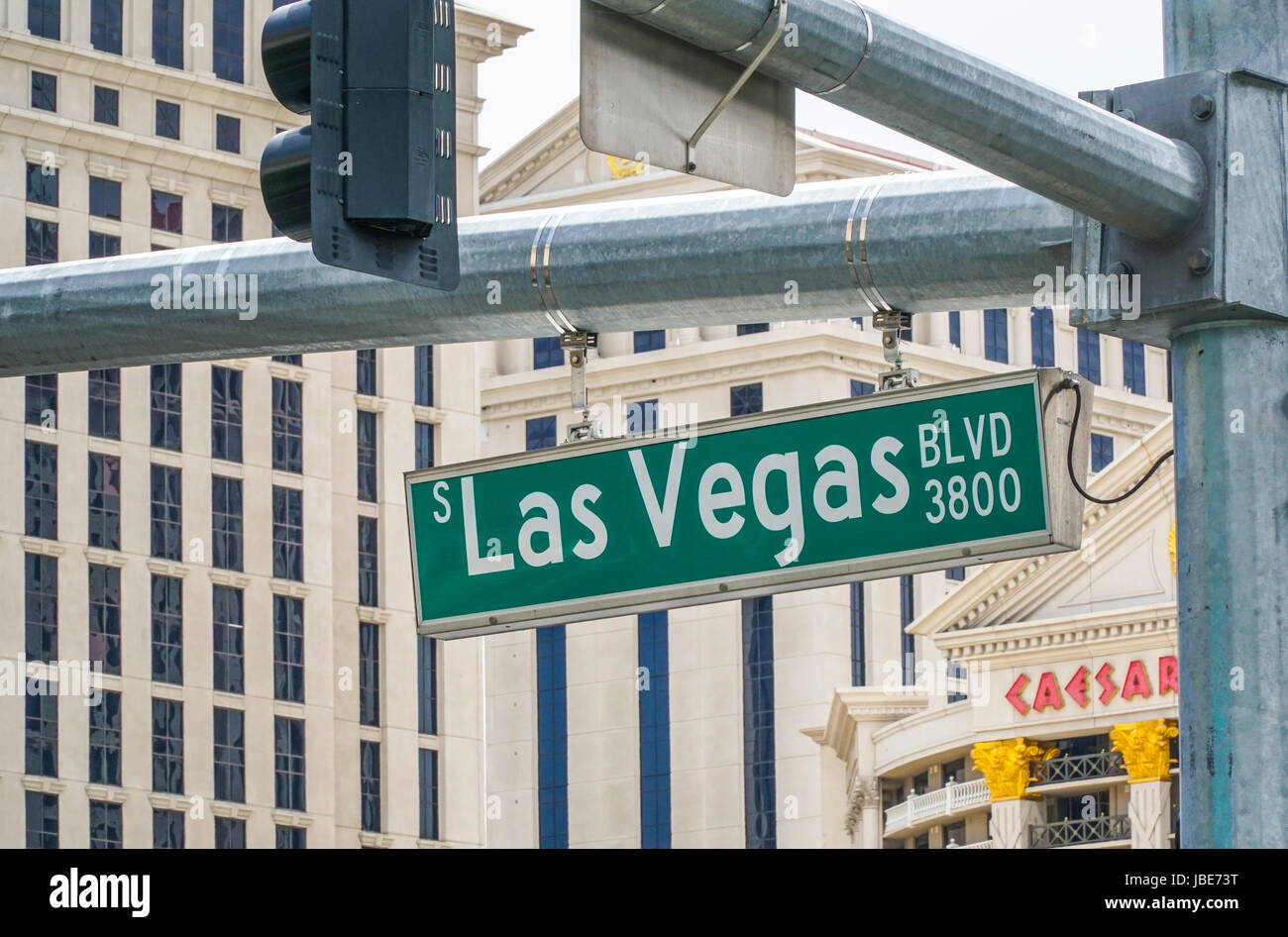 Street sign Las Vegas Boulevard - LAS VEGAS - NEVADA Stock Photo - Alamy