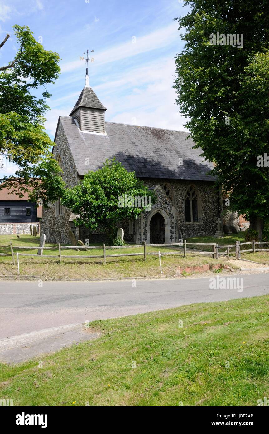 St Marys Church, Stocking Pelham, Hertfordshire, is a small church ...