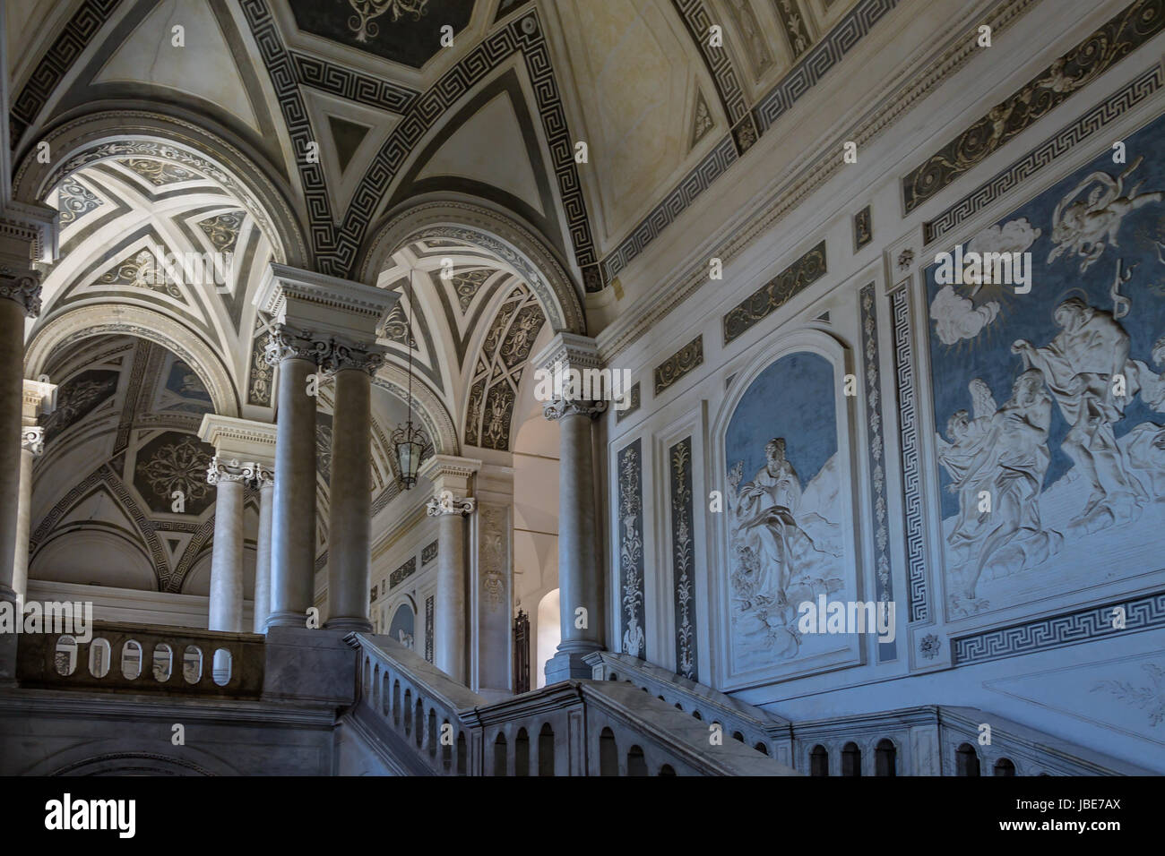 Interior of Benedictine Monastery of Saint Nicholas Arena - Catania ...