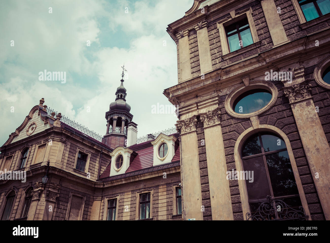 MOSZNA, POLAND - JUNE 04, 2017: The Moszna Castle is a historic palace ...