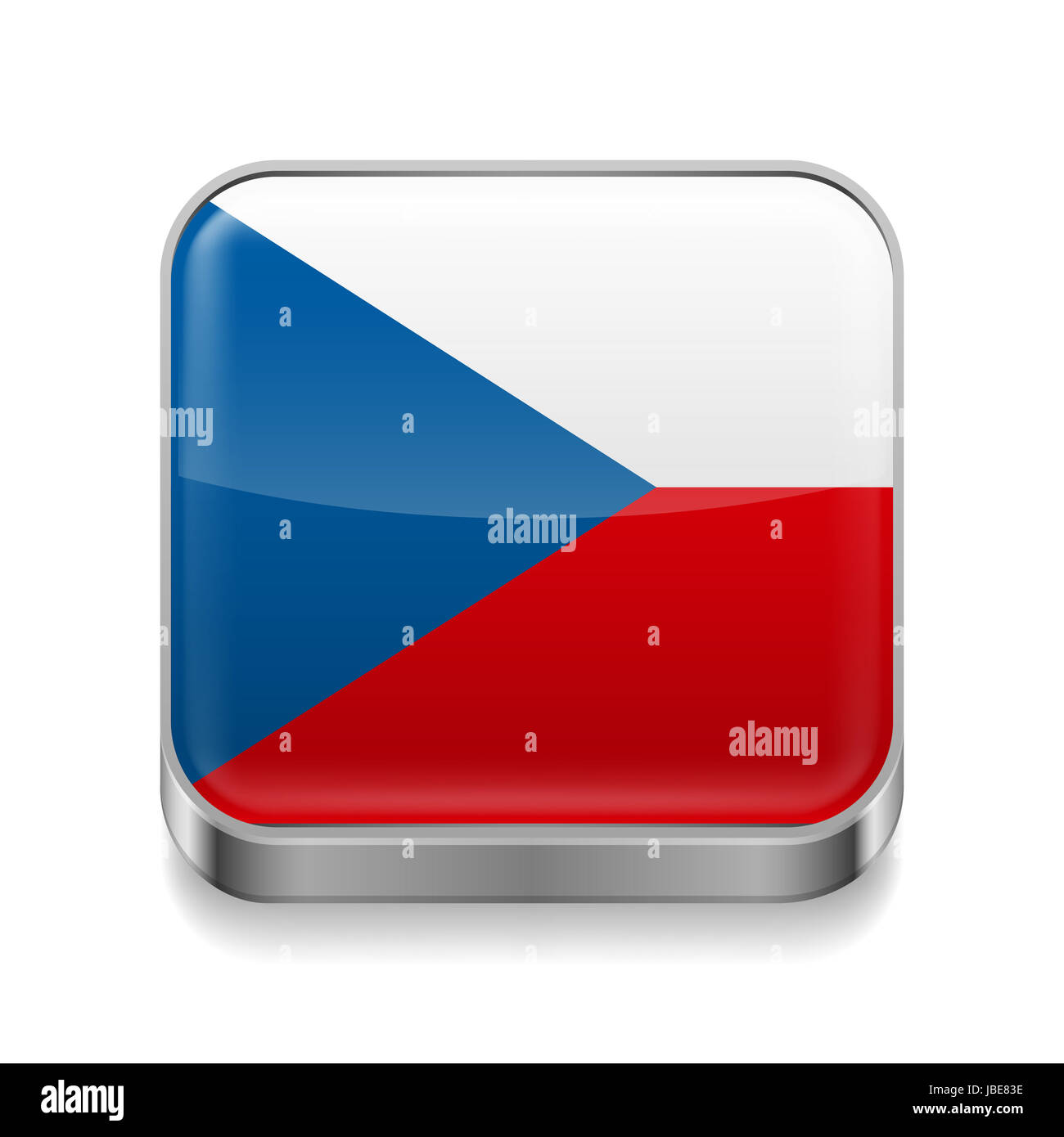 Czech republic flag official Cut Out Stock Images & Pictures - Alamy
