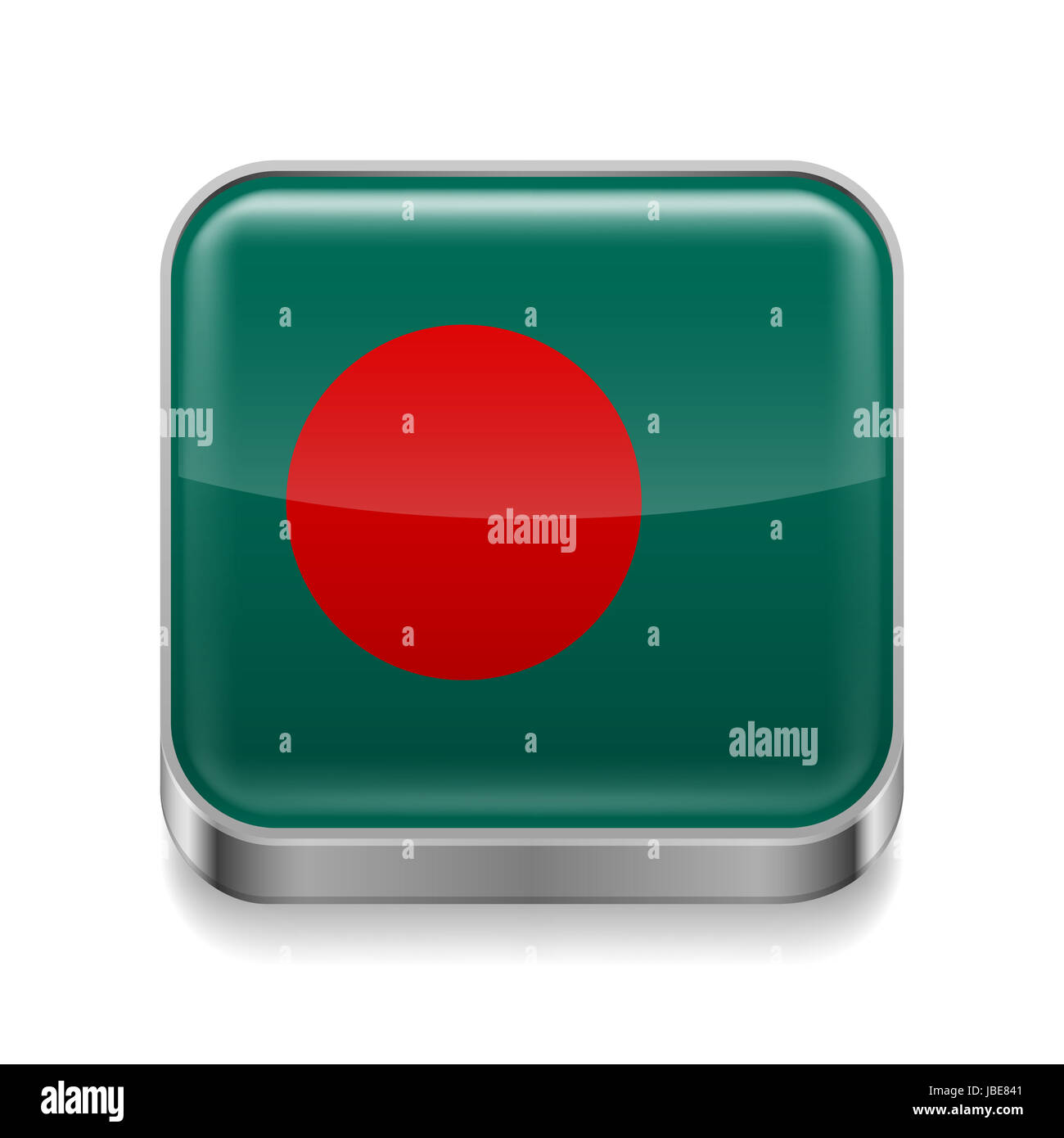 Bangladesh button flag hi-res stock photography and images - Alamy