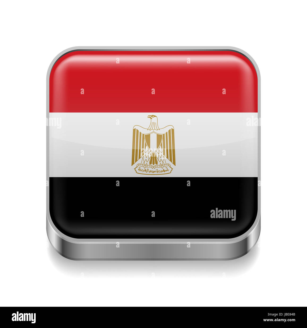 Egyptian flag icon hi-res stock photography and images - Alamy