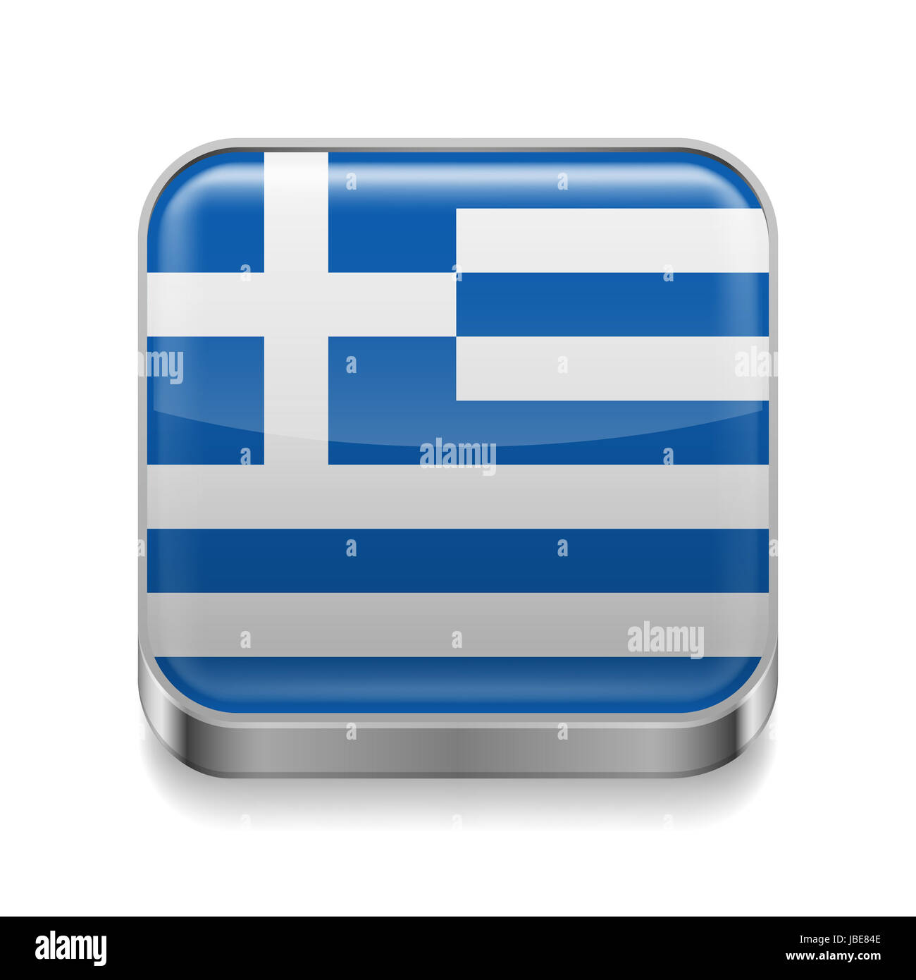 Greek ethnic flag Cut Out Stock Images & Pictures - Alamy