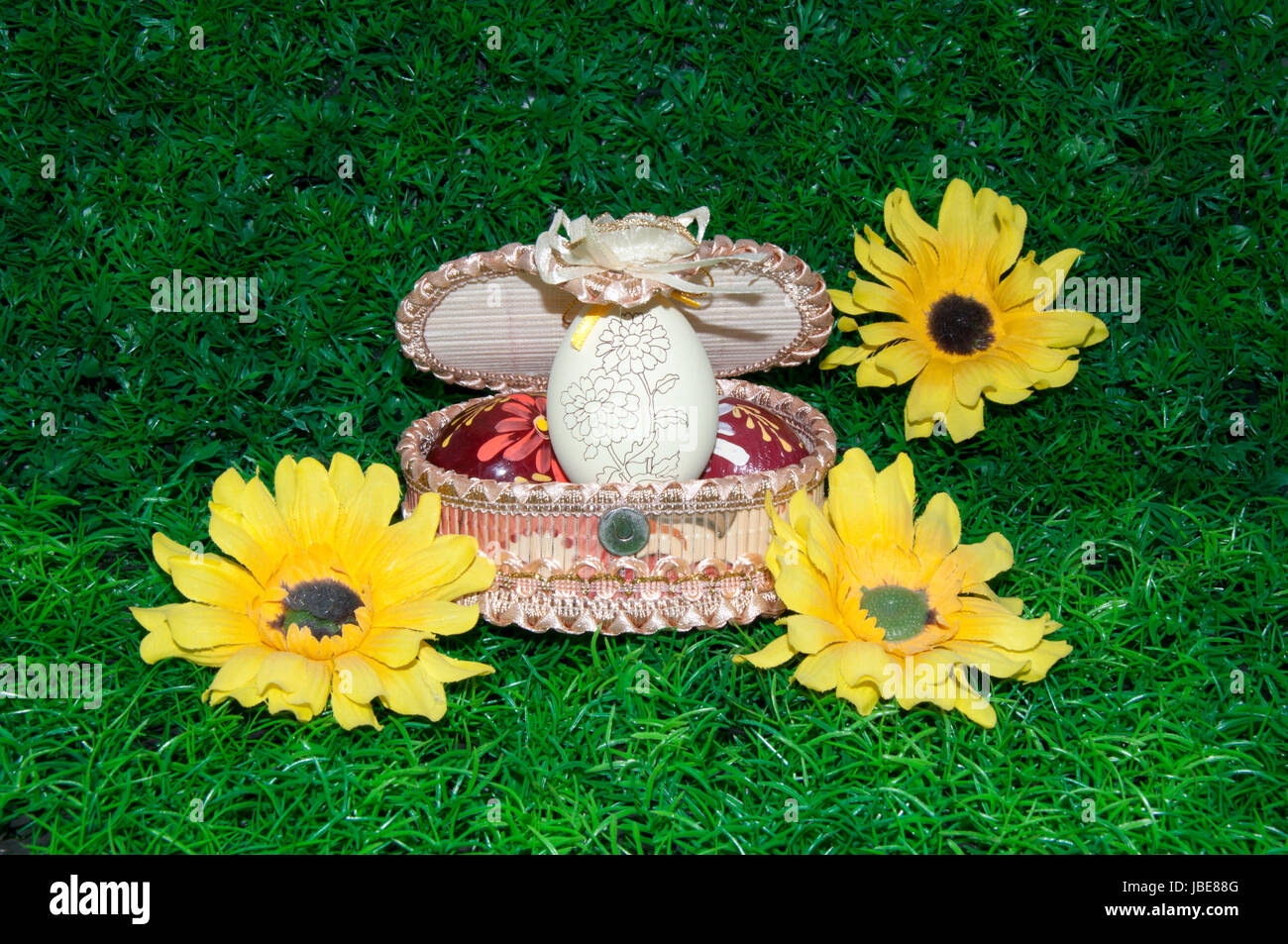 Easter egg for the feast of the radiant resurrection of Christ Stock ...