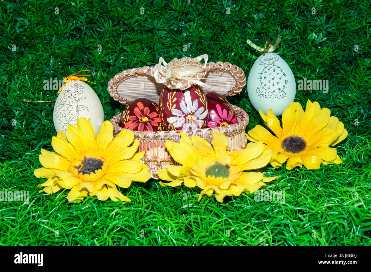 Easter egg for the feast of the radiant resurrection of Christ Stock ...