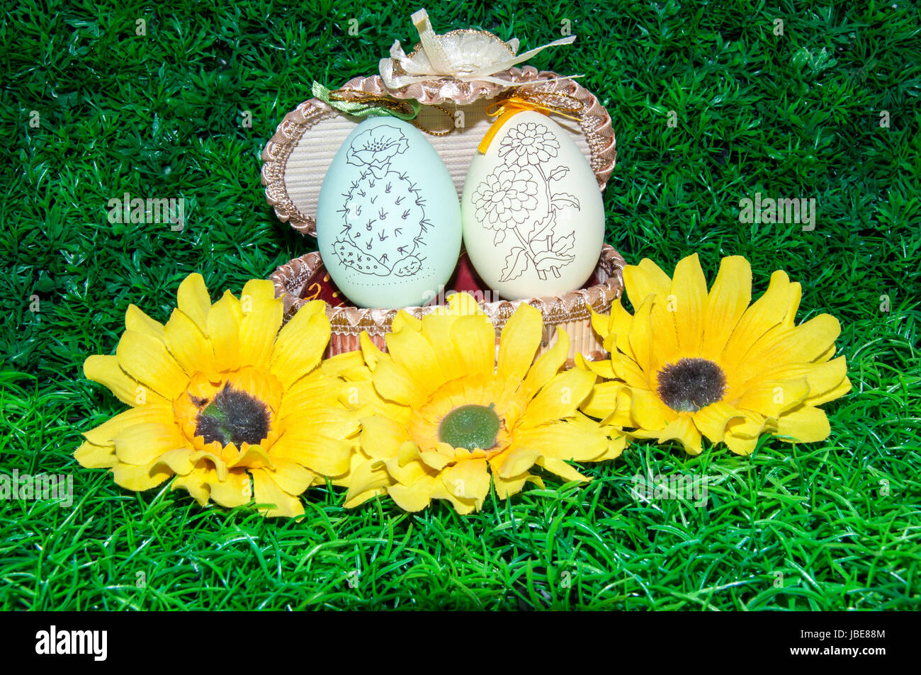 Easter egg for the feast of the radiant resurrection of Christ Stock ...