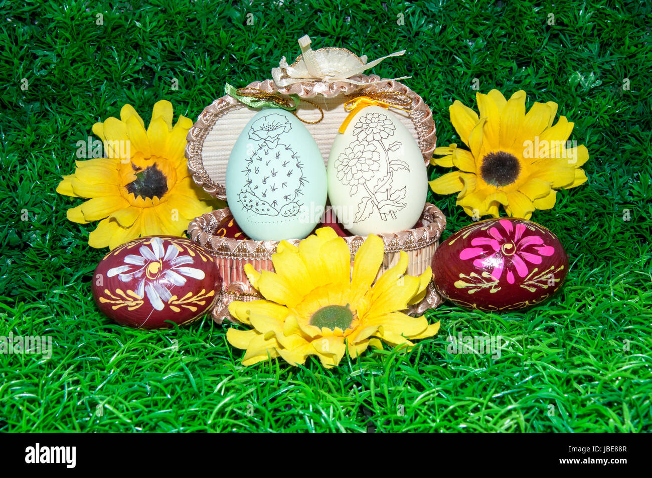 Easter egg for the feast of the radiant resurrection of Christ Stock ...