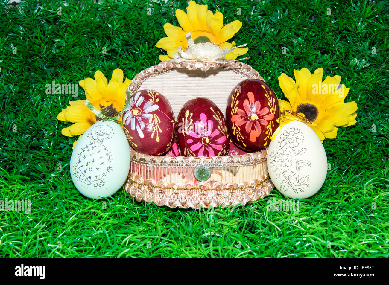 Easter egg for the feast of the radiant resurrection of Christ Stock ...