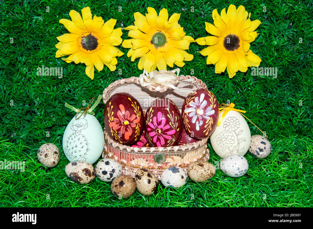 Easter egg for the feast of the radiant resurrection of Christ Stock ...