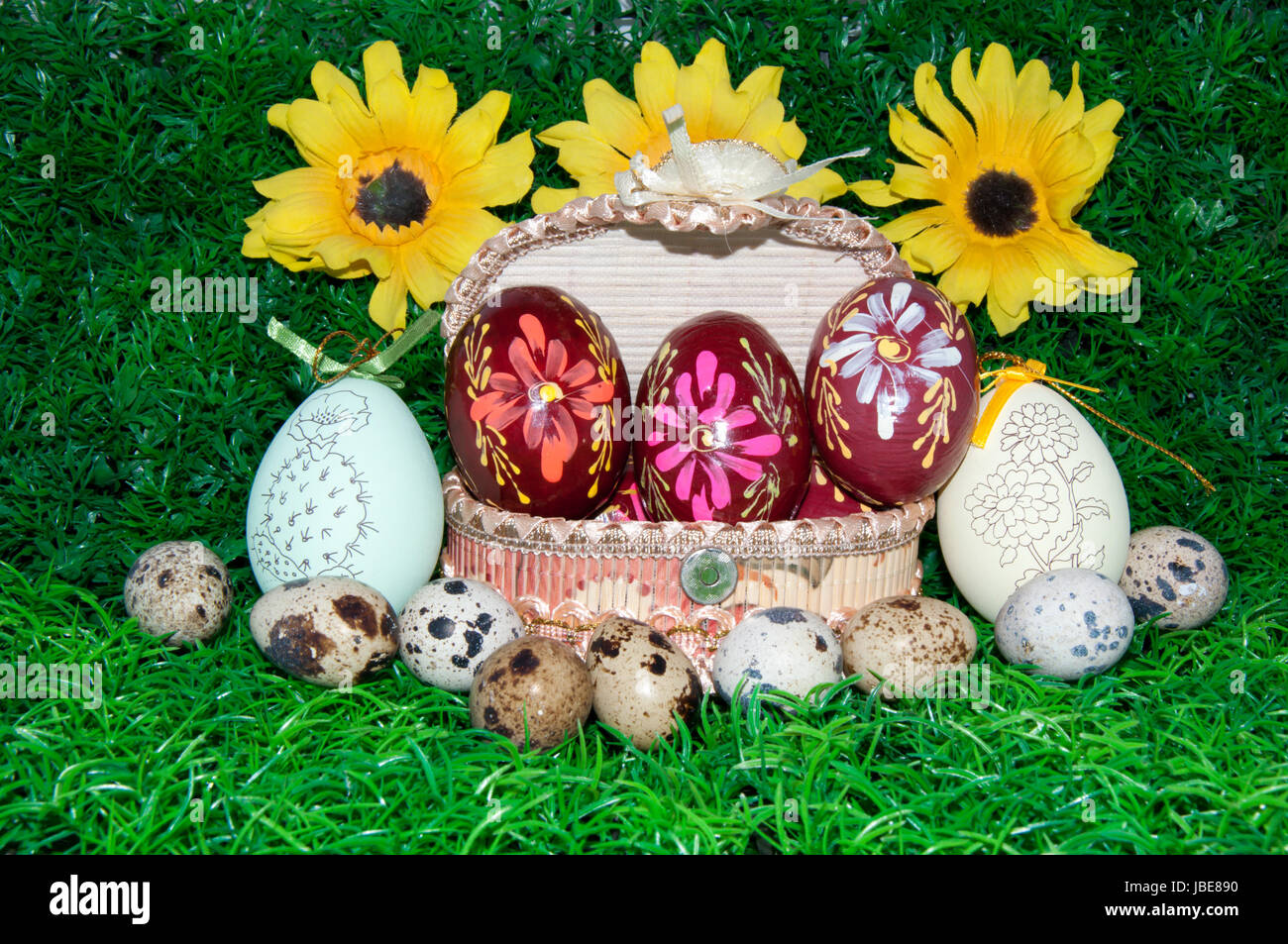 Easter egg for the feast of the radiant resurrection of Christ Stock ...