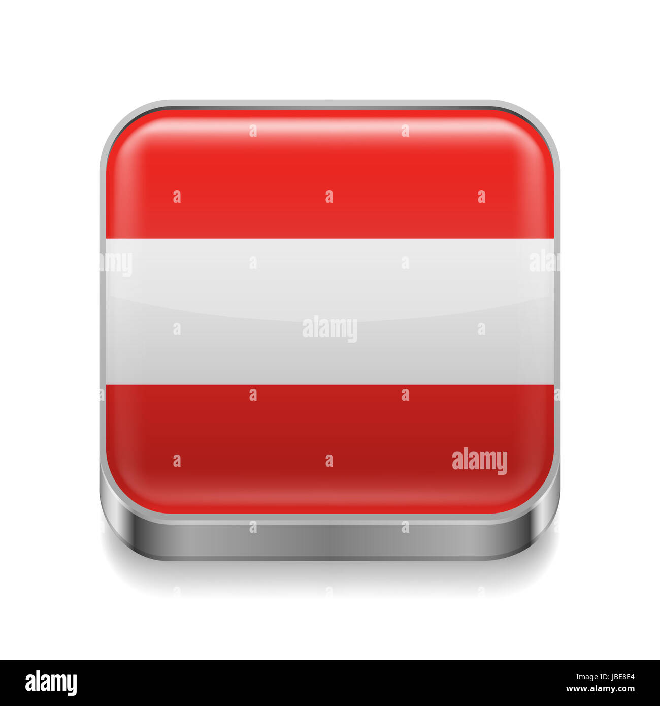Austrian flag icon hi-res stock photography and images - Alamy