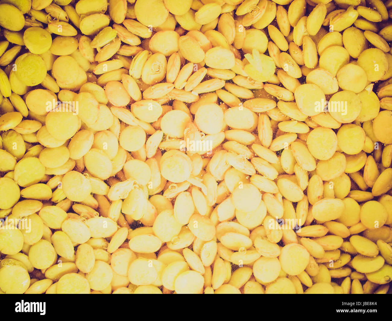 Vintage retro looking Lentils soup salad food background Stock Photo ...