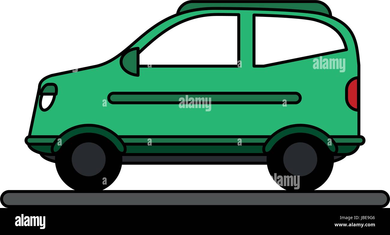 car flat illustration Stock Vector Image & Art - Alamy