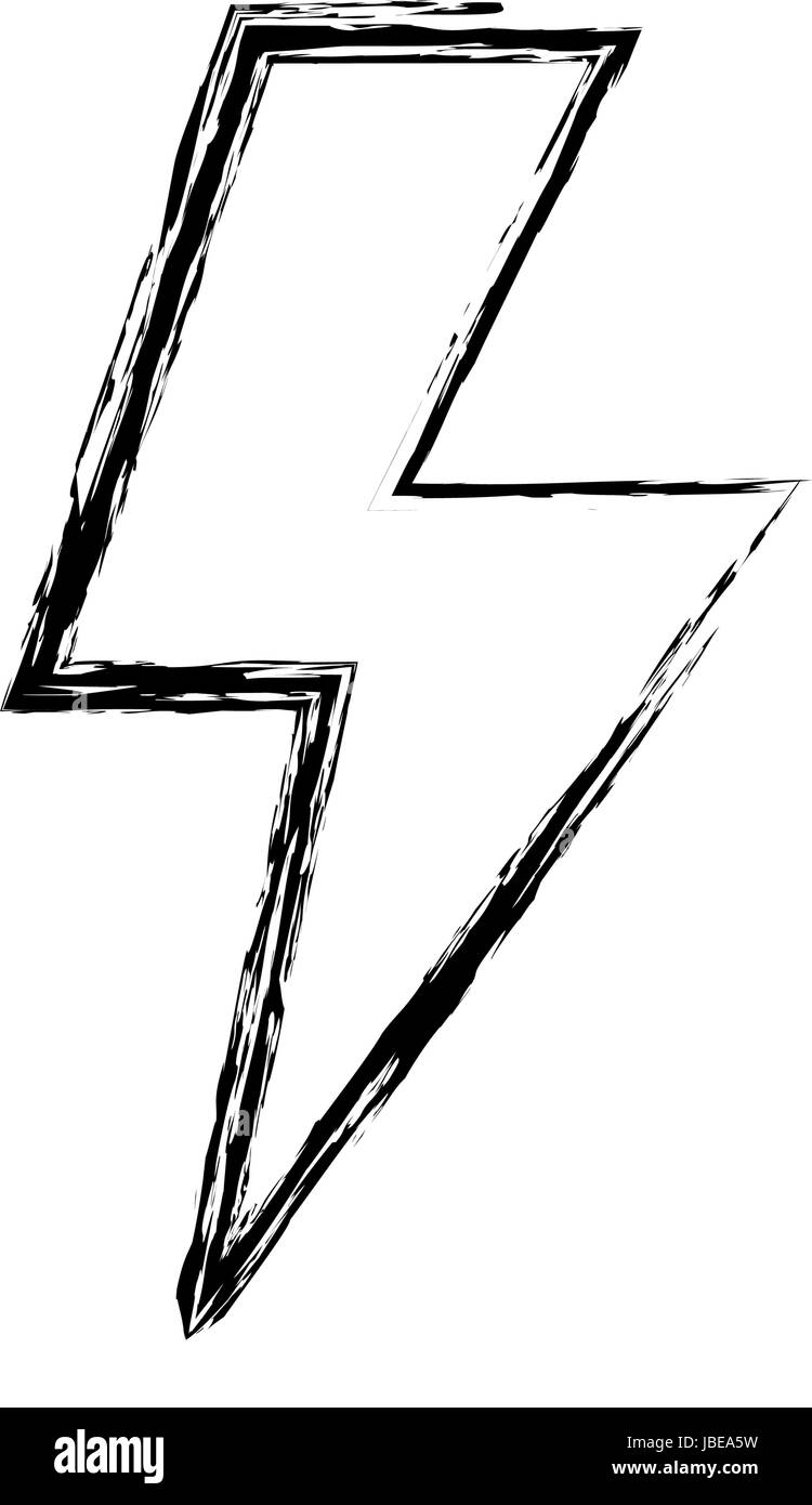 figure energy hazard sign to electrical warning Stock Vector Image ...