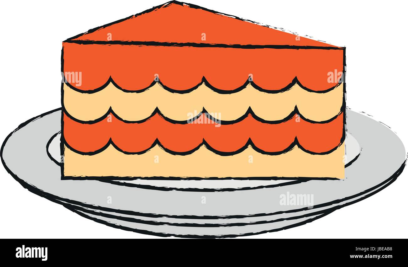 cake draw illustration Stock Vector Image & Art - Alamy
