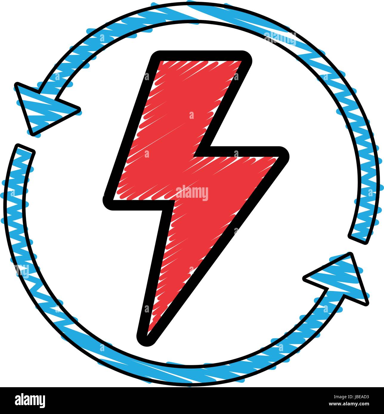 energy hazard symbol with arrows around Stock Vector Image & Art - Alamy
