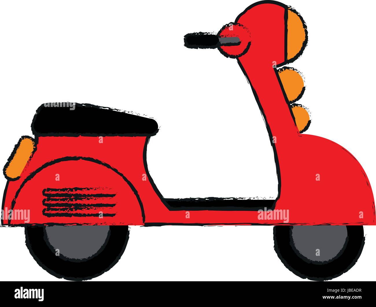 motorcycle draw illustration Stock Vector Image & Art - Alamy
