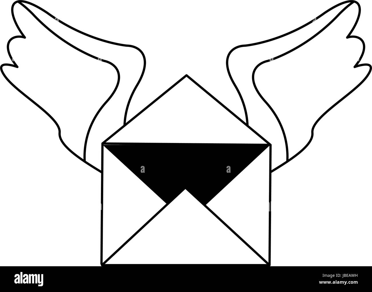 letter heart silhouette illustration Stock Vector Image & Art - Alamy