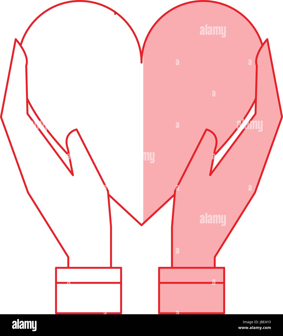 heart shadow illustration Stock Vector Image & Art - Alamy